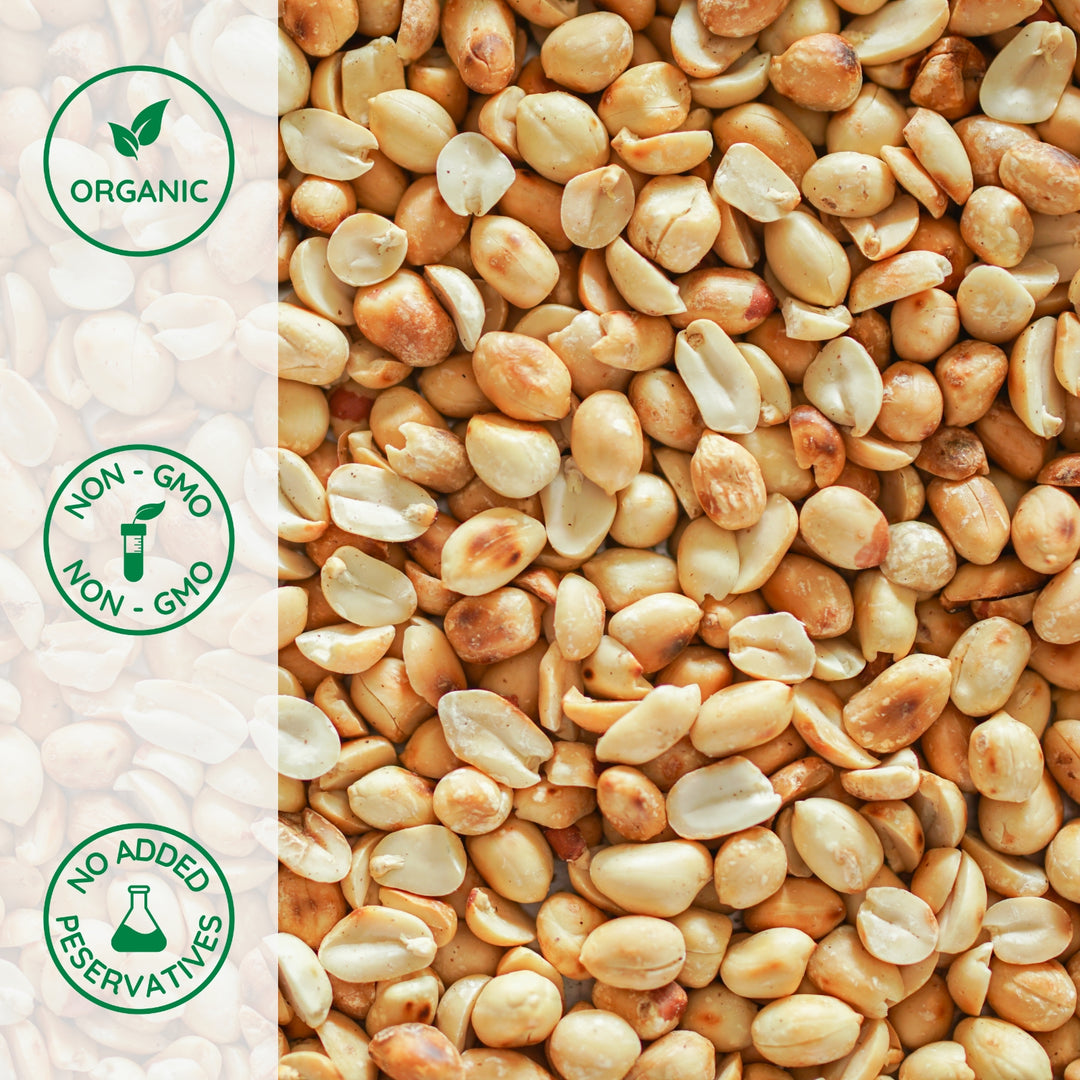 Organic Dry Roasted Peanuts – No Salt, Non-GMO – SunOrganic Farm