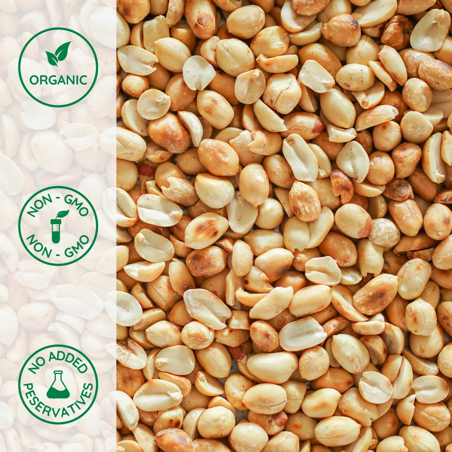 Organic Dry Roasted Peanuts – No Salt, Non-GMO – SunOrganic Farm